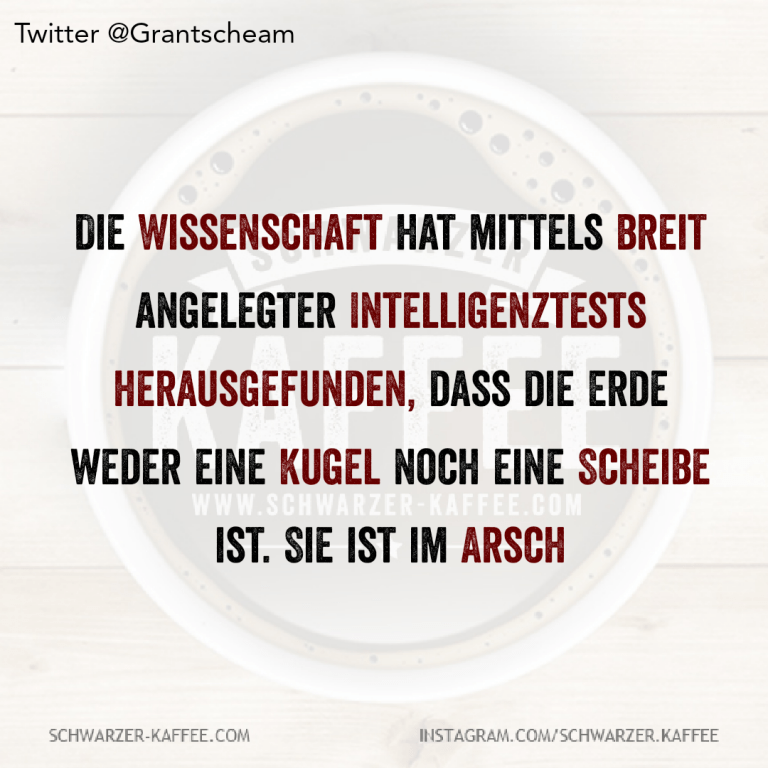 WEDER EINE KUGEL NOCH EINE SCHEIBE | Schwarzer Kaffee