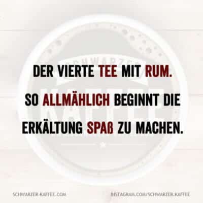 VIERTE TEE MIT RUM | Schwarzer Kaffee